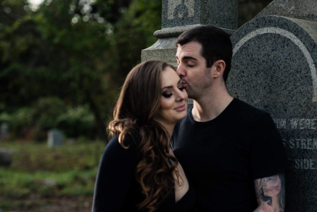 Philadelphia Cemetery Engagement Shoot - Philly Wedding Photographer
