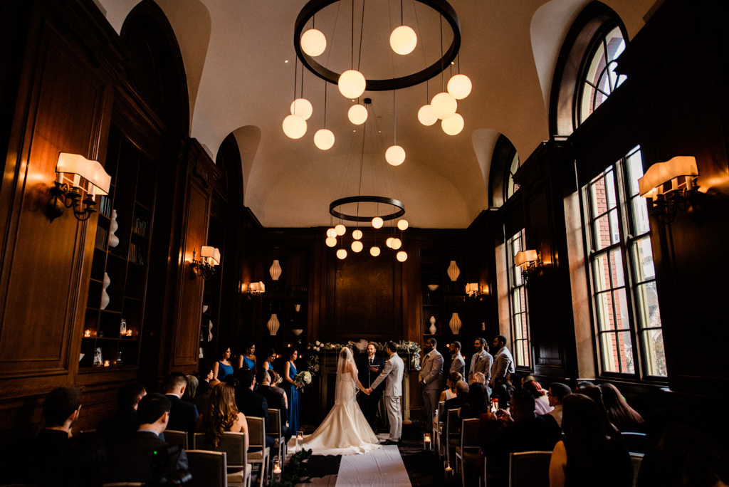 Winter Wedding at Philadelphia's Le Meridien Hotel - Black White and ...