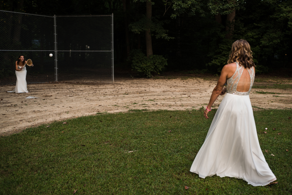 Same Sex Beach Wedding Nautical Softball Theme Black White And Raw